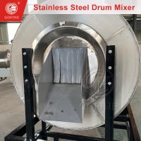 China Stainless Steel Drum Mixer 200L Rotation Stirring for Powder Granules CE Certified for sale