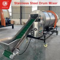 China Rotary Drum Mixing Machine CE Certified Stainless Steel 1 3 Volume Capacity for sale