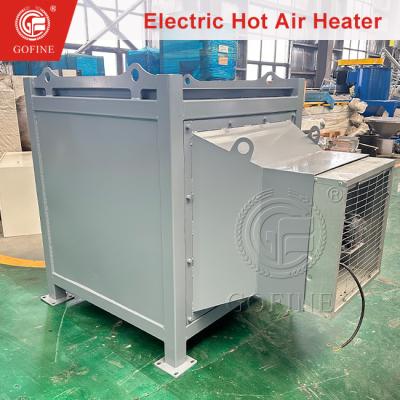China Organic Fertilizer Drying Heater 0-350°C Electric Hot Air Heater for Granules for sale