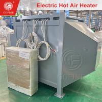 China Industrial Fan Heater 220V 380V Electric Air Heater for Fertilizer Drying 0-350C for sale