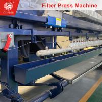 China Gofine GFRO-250 Plate and Frame Filter Press Machine 0.55KW Motor 0.15T/h Sludge Dewatering Equipment for sale