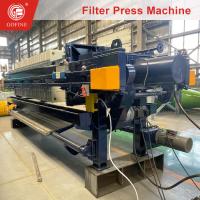 China Gofine GFRO-250 Plate and Frame Filter Press Machine 0.55KW Motor 0.15T/h Sludge Dewatering Equipment for sale
