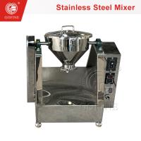 China Stainless Steel Small Mixing Machine 2-40L 40-300kw Double Cone Powder Blender for sale