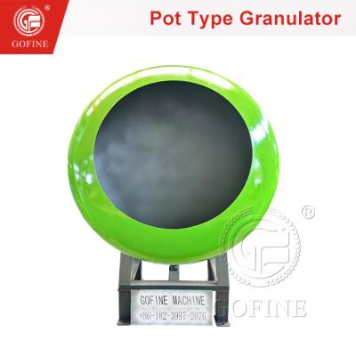 China Organic Fertilizer Pot Type Granulator Machine 1-15t/h 55kw Wet Granulation for sale