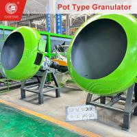 China Round Pot Granulator Organic Fertilizer Granulator Machine for sale