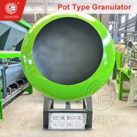 China Organic Fertilizer Processing Machine 4mm Ball Pellet Granulator 1-15t/h 55kw for sale