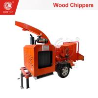 China Mobile Heavy Duty Wood Chipper for Branches 3000r/min 1-8 t/h Capacity for sale