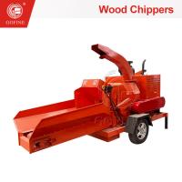 China One-Button Control Garden Wood Chipper Brush Chipper 3-5 t/h Capacity 800x620 Feed Port for sale