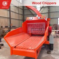 China Electric Start Portable Wood Chipper Shredder 1-8 t/h Capacity Biomass Crusher for sale