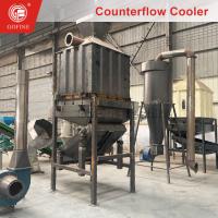 China Organic Fertilizer Counter Flow Pellet Cooler 1000-5000kg/h Capacity Efficient Cooling for sale