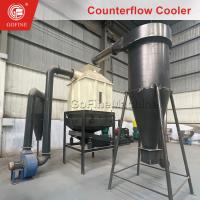 China Feed Mill Machine Vertical Pellet Cooler Counter Flow Cooling Tower 1000-5000kg/h for sale