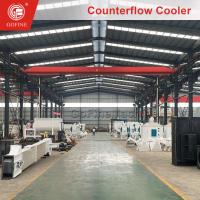 China Automatic Counterflow Pellet Cooling System 1000-5000kg/h Stainless Steel Cooler for sale