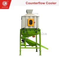 China Biomass Pellet Cooler Wood Pellet Cooler Counterflow 2.1kW 1000-3000kgH for sale