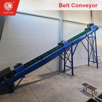 China Rubber Belt Conveyor For Loading And Unloading Bulk Granular Materials for sale