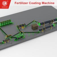 China Rotary Fertilizer Coating Machine 5.5-22kW Anti-Caking Powder Coating System for sale