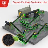 China Organic Fertilizer Production Line 6-8t/H 1-8mm Granule Size Complete Equipment for sale
