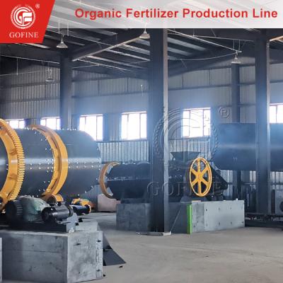China Organic Fertilizer Production Line 6-8t/H Granulator 1-8mm Complete Equipment for sale