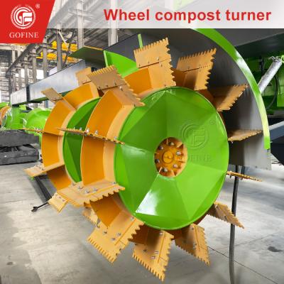 China Commercial Food Waste Composting Machine 1.5-3m Width for Organic Fertilizer for sale