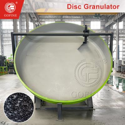 China Wet Mixing Disc Granulator for Organic Fertilizer 1-5T/H Capacity 3-6mm Granules for sale