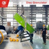 China Disc Granulator Fertilizer Machine 1-2T/H PLC Control 11kW for sale
