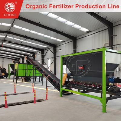 China Organic Fertilizer Machine for MSW Composting Production Line for sale