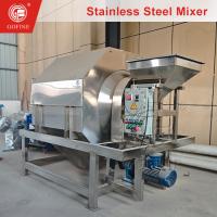 China SS304 Stainless Steel Fertilizer Mixer 1-5 Ton Batch Capacity for BB Fertilizer Plant for sale