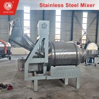 China SS304 Stainless Steel Fertilizer Mixer 1-5 Ton Batch Capacity for BB Fertilizer Plant for sale