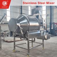 China SS304 Stainless Steel Fertilizer Mixer 1-5 Ton Batch Capacity for BB Fertilizer Plant for sale