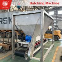 China Stainless Steel BB Fertilizer Batching Machine with PLC Control 0.5 Percent Accuracy for sale