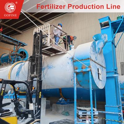 China Rotary Drum NPK Granulator 1-20t/h Organic Fertilizer Machine 2-5mm Pellets for sale