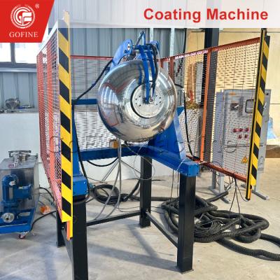 China Stainless Steel Chocolate Coating Machine 220V 300mm Disc for Snack Food Processing for sale