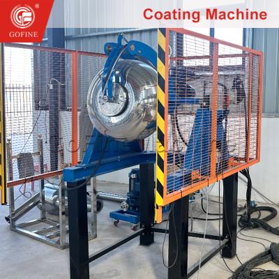 China Slow-Release Fertilizer NPK Granule Film Coating Machine 300mm 220V for sale