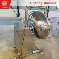 China Candy Peanut Chocolate Coating Pan Machine 300mm 220V with Polishing Function for sale