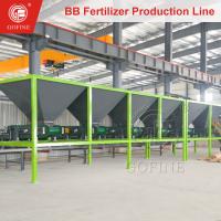 China BB Fertilizer Production Line 1-2 T/h 380V Bulk Blending Fertilizer Plant for sale