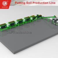 China Coconut Peat Potting Mix Manufacturing Plant Organic Fertilizer Mixing Production Line 5-10 TPH for sale
