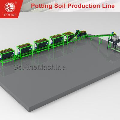 China Batch Blending Seed Starting Mix Garden Potting Soil Mixer for sale