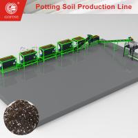 China Garden Potting Mix Soil Production Line 5-10 tph with Mixing Packaging for sale