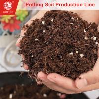 China Growing Medium Production Line Potting Mix Processing Machine 5-15 TPH Automated for sale