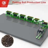 China Coconut Coir Potting Soil Mix Growing Media Production Line 500kg/h for sale