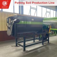 China Coconut Peat Potting Mix Manufacturing Plant Organic Fertilizer Mixing Production Line 5-10 TPH for sale