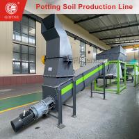 China Growing Medium Production Line Potting Mix Processing Machine 5-15 TPH Automated for sale