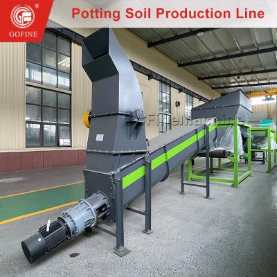 China Organic Potting Mix Production Line Coconut Coir Crusher 5-10 TPH for sale
