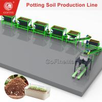 China Industrial Soil Mixer Seed Starting Potting Mix Blending Production Line 1-10 t/h for sale