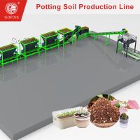 China Automated Potting Soil Production Line 5-20 TPH for Uniform Growing Media Mixing for sale