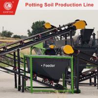 China Automated Potting Soil Mixing Production Line 5-20 TPH Batching Blending System for sale