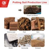 China Automated Potting Soil Mixing Production Line 5-20 TPH Batching Blending System for sale