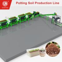 China Automated Potting Soil Production Line 5-15 t/h Substrate Mixing Equipment for sale
