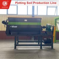China Peat Potting Soil Horticultural Compost Mixer Garden Soil Processing Plant for sale