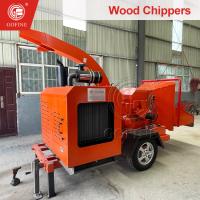 China Commercial Electric Start Wood Chipper Shredder 1-8 t/h Capacity for Farm Use for sale