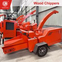 China Wood Chipper Shredder Machine 1-2 t/h Capacity for Garden Branch Crushing for sale